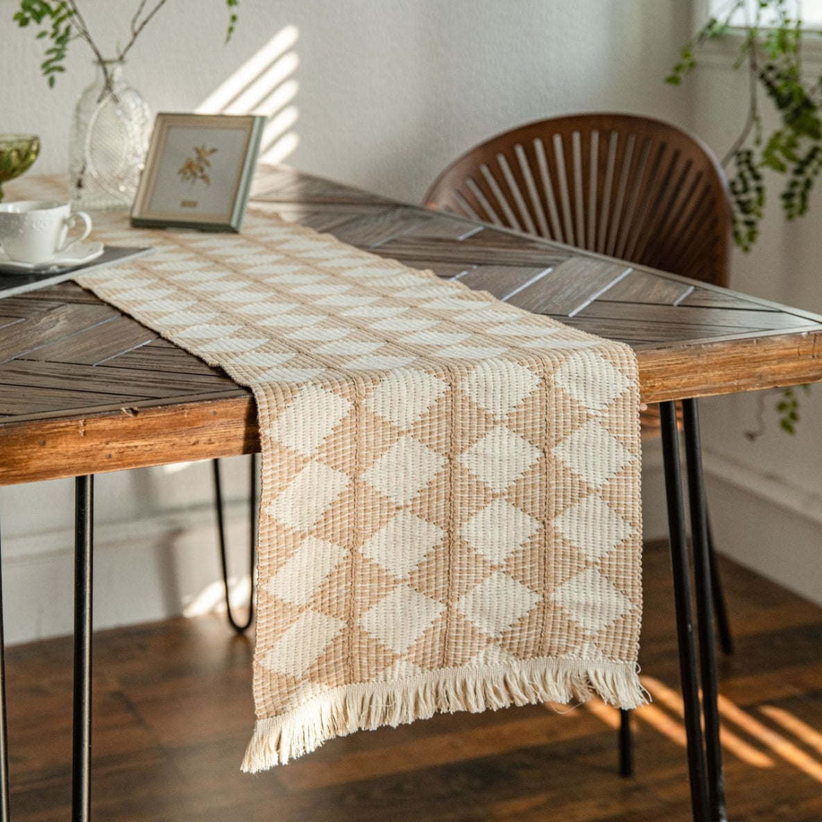 Diamond Weaving Table Runner – NATTA