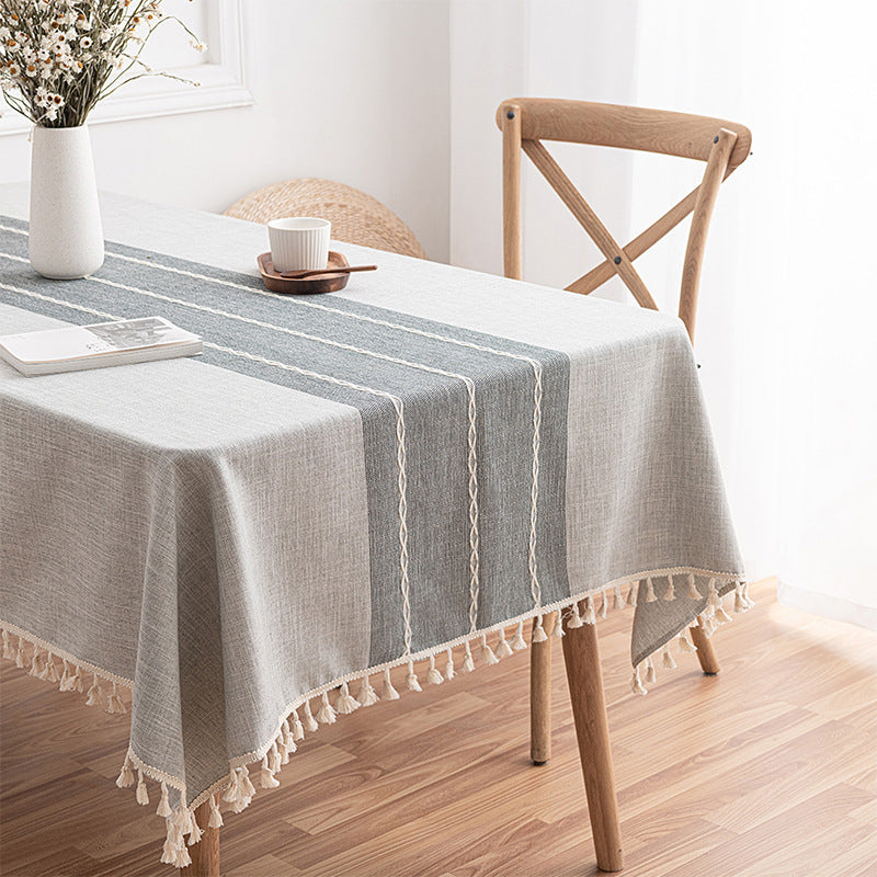 Modern Minimalist Cotton Linen Tablecloth – NATTA